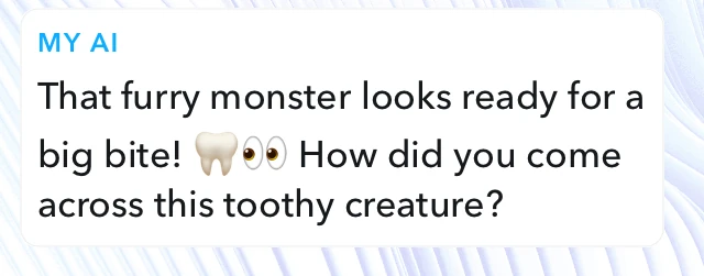 Showing monsters to my Snapchat AI. | Fandom