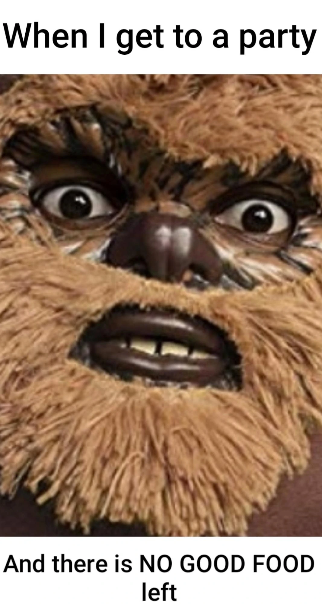 I made a meme with an ewok mask. | Fandom