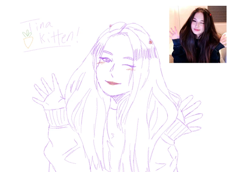 I drew Tina!!!! | Fandom