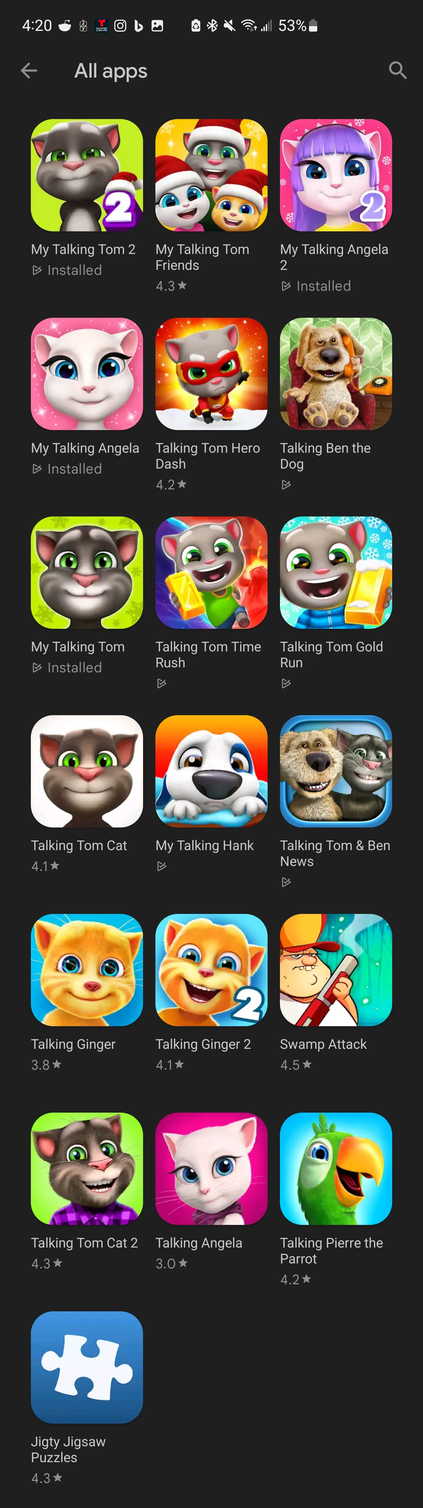 Talking Tom Candy run no new updates | Fandom