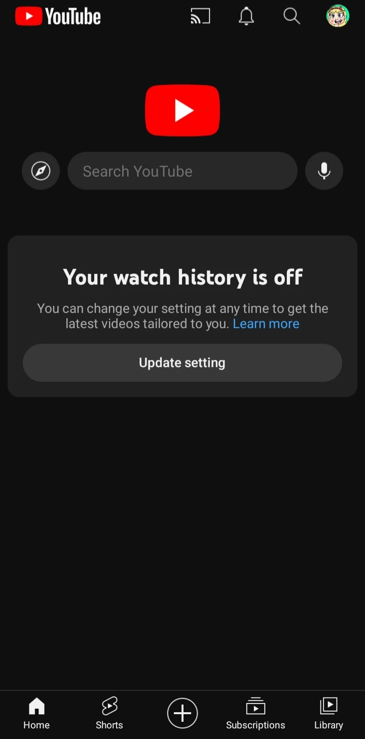 I just opened YouTube, and instead of seeing random videos on the ...