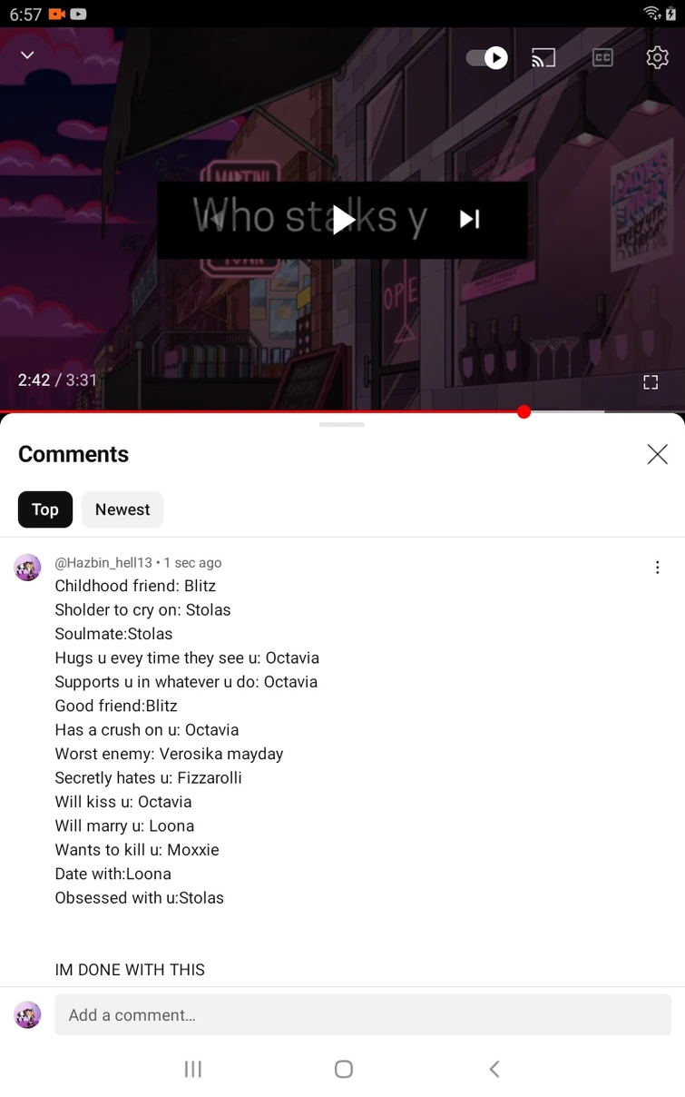 I was playing Random Helluva Boss pause challenges | Fandom