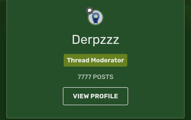 Derpzzz now has equal posts to Mattone | Fandom
