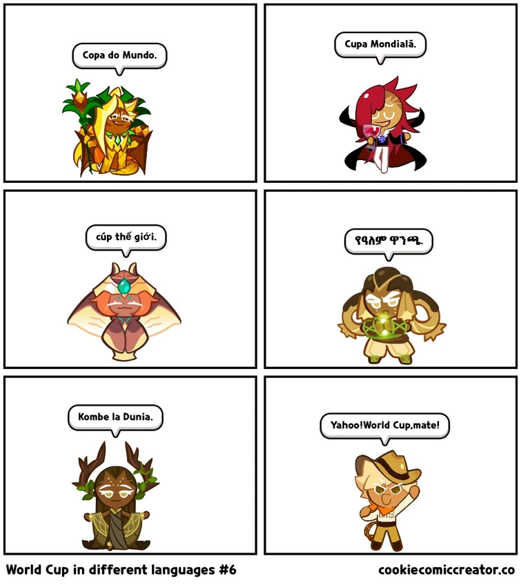 World Cup in different languages | Fandom