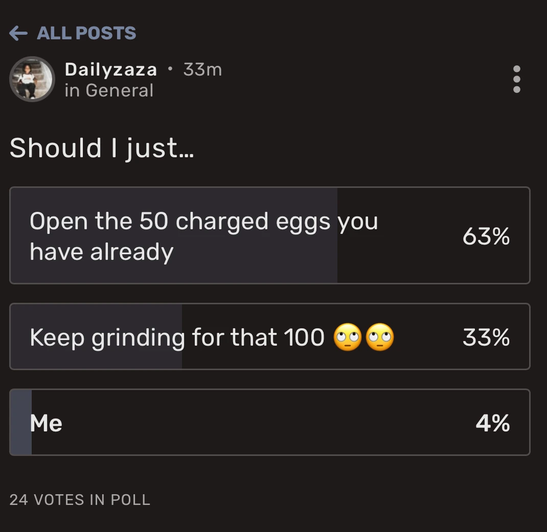 53 charged eggs results! (I’m sorry the voices won) | Fandom