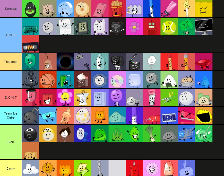 BFB Without Loser Teams but with TPOT Debuters | Fandom