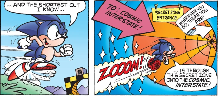 Reviewing the Archie Sonic issue that takes place on Sonic's birthday ...
