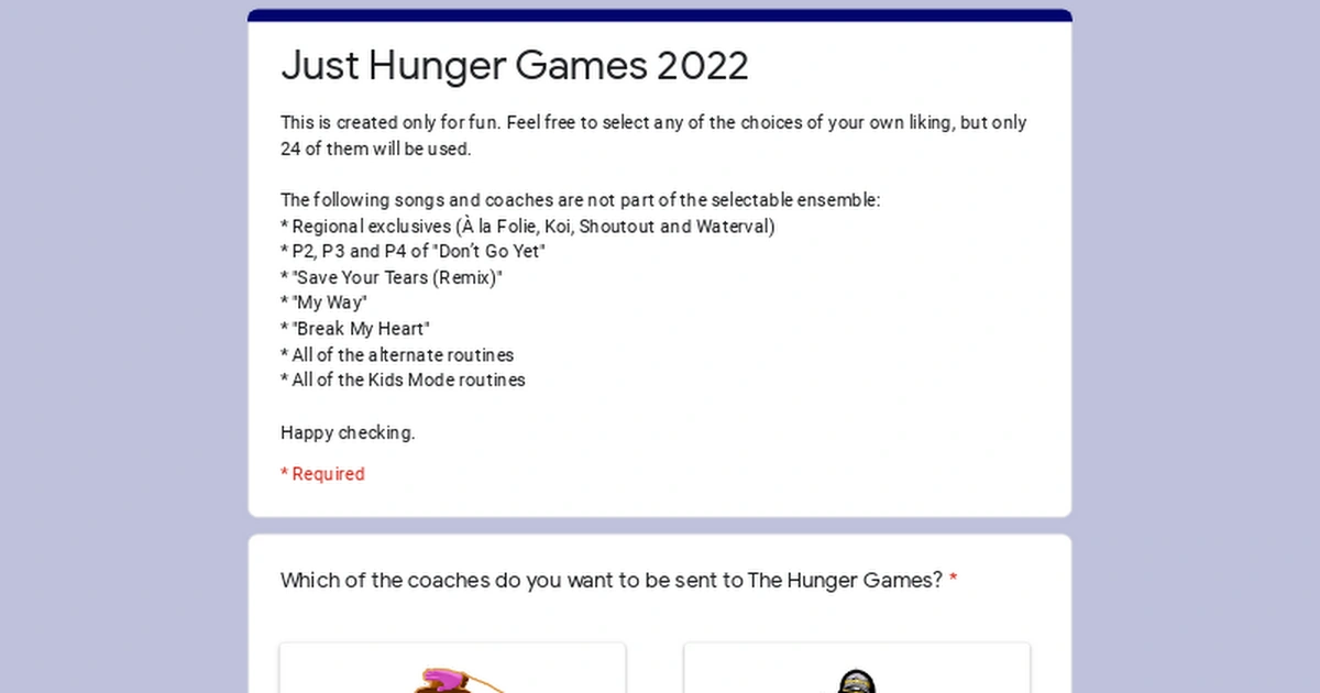 Random Google Form Poll | Fandom