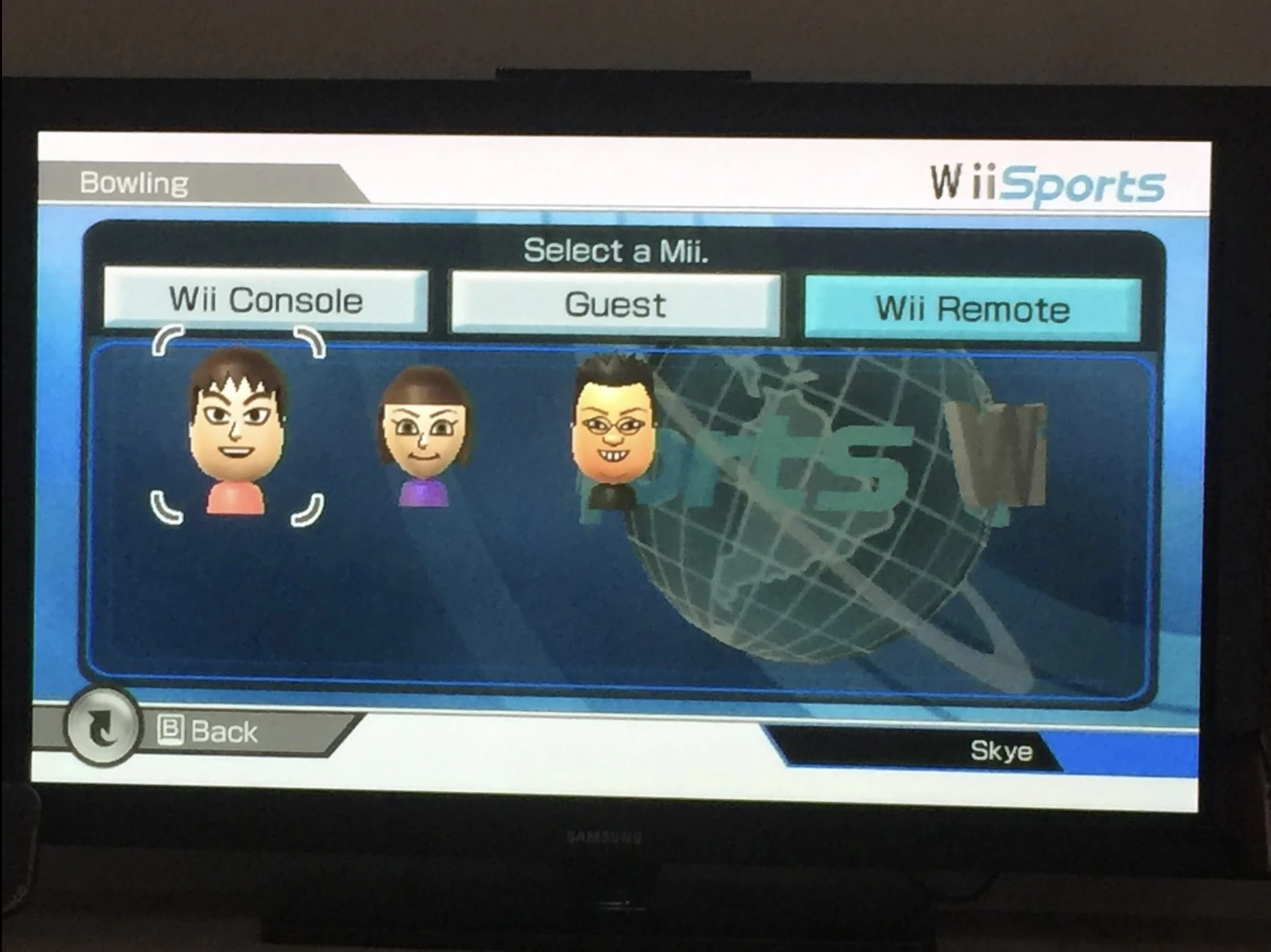 Recreating the photo I took 5 years ago of our family Miis that was ...