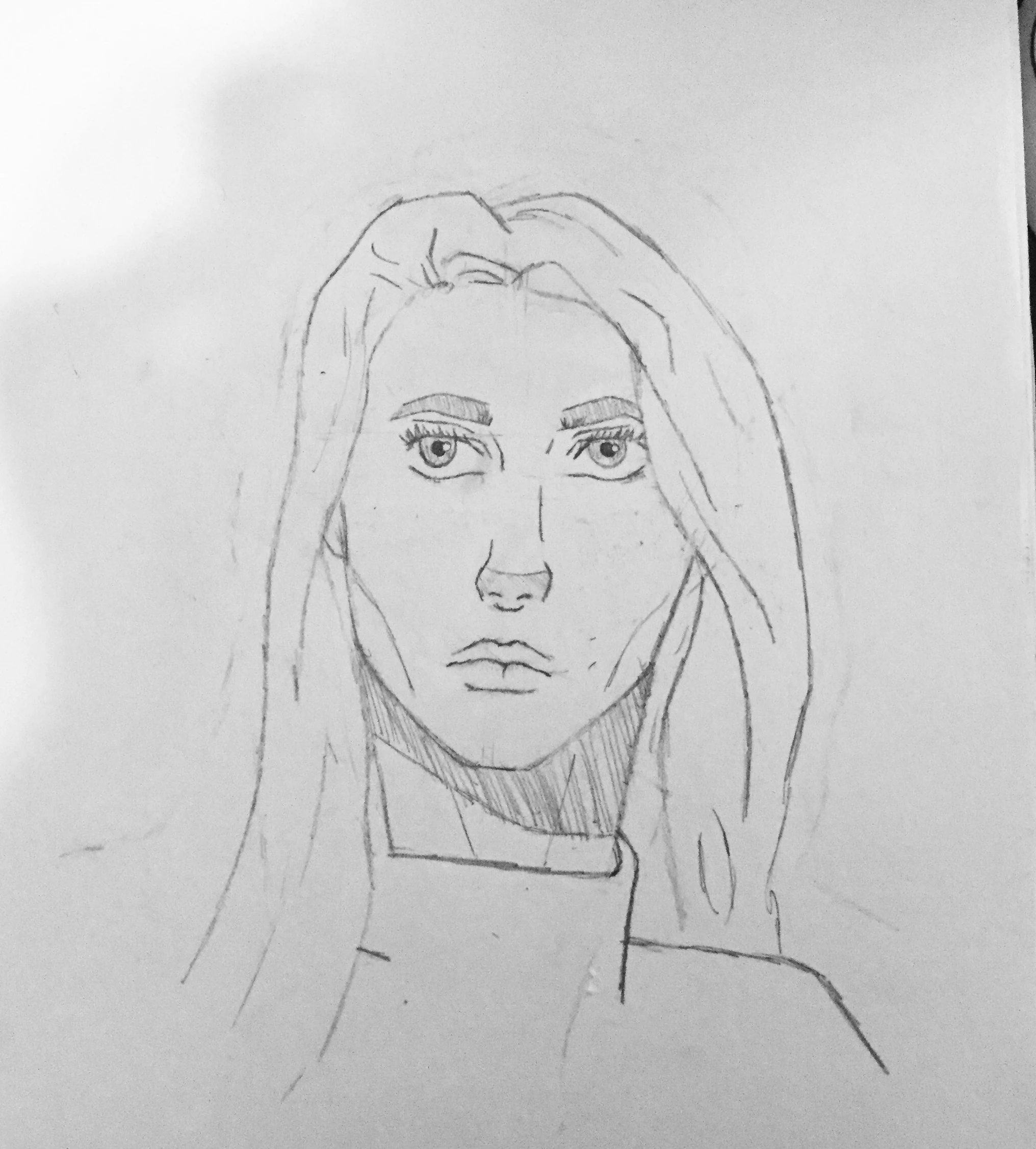 My first drawing of Erica Hale boom a mess. | Fandom