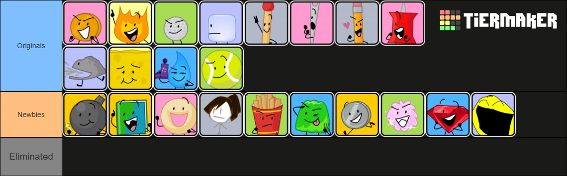 BFDIA Originals vs. Newbies 1 | Fandom