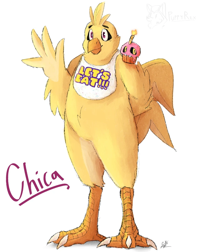First time drawing Chica!! | Fandom