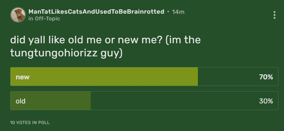 the brainrot guy changed his user | Fandom