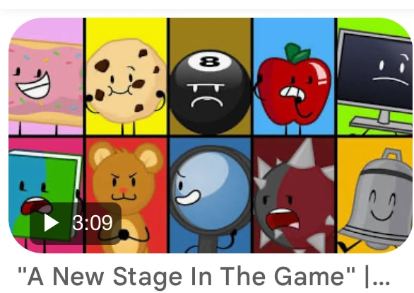 Missed opportunity for bfdia to have this as their thumbnail for the ...