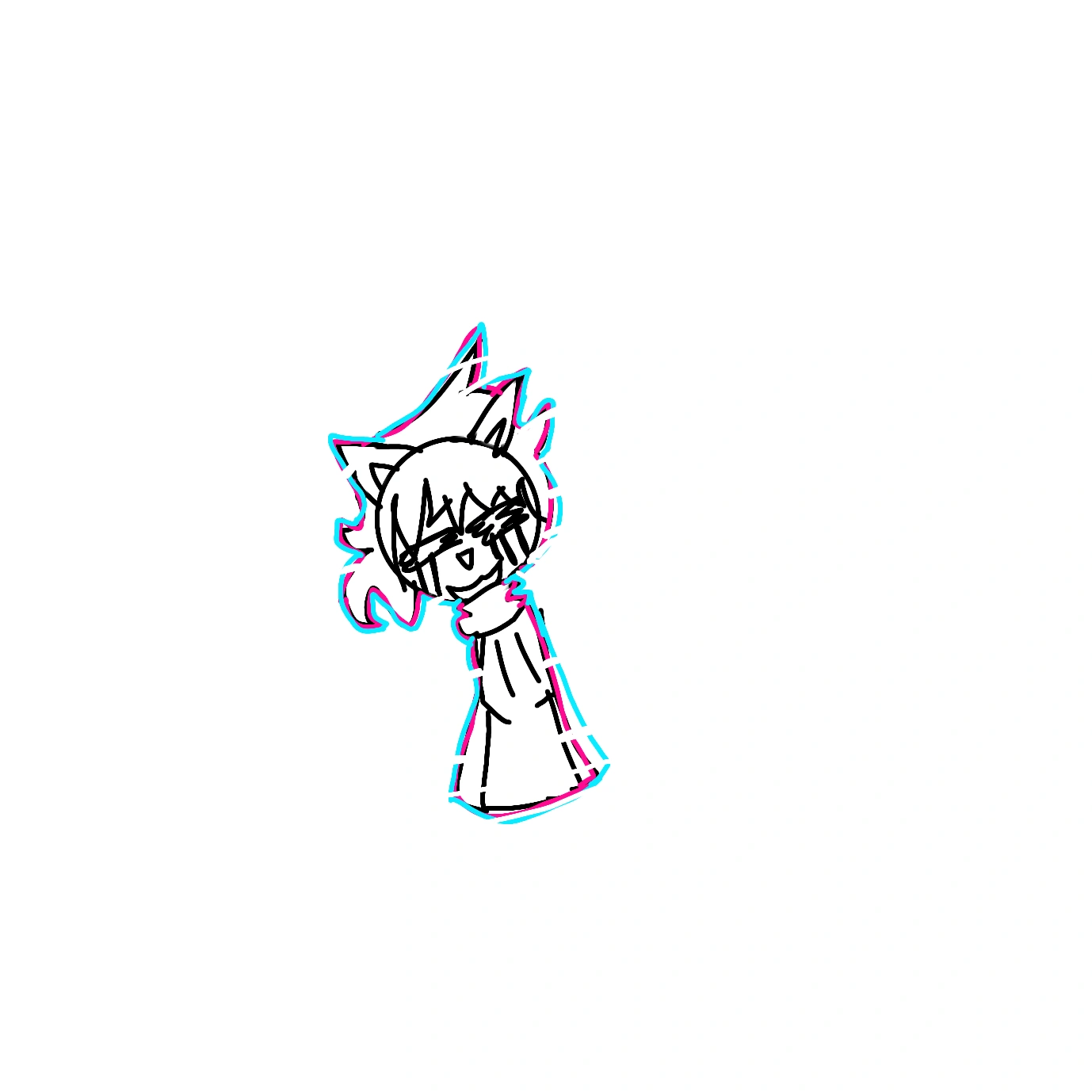 My old oc with the glitch effect | Fandom