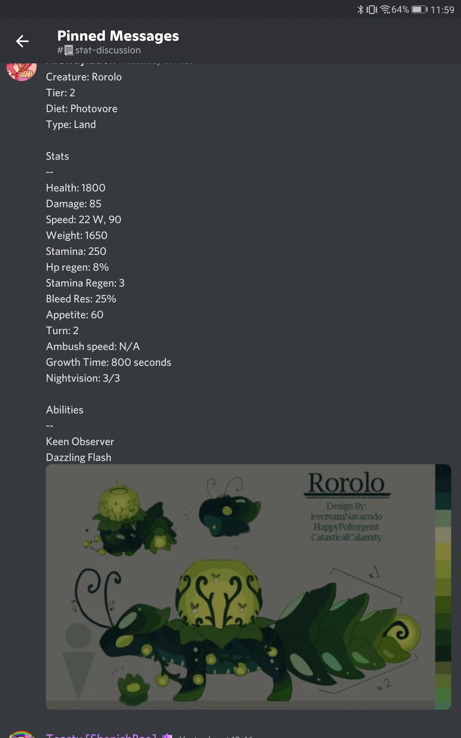 Stats for Rorolo and new stats for Hiso | Fandom