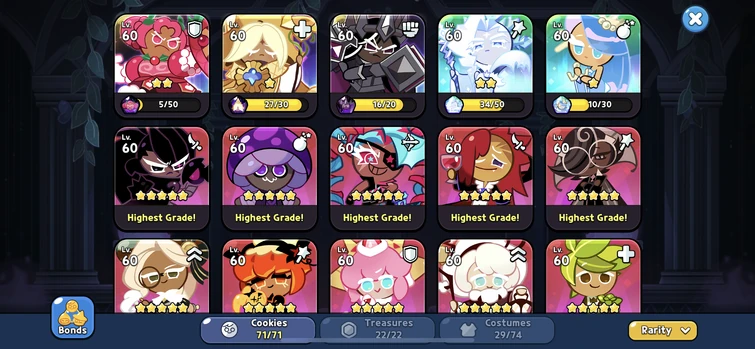 show/tell me your 5 rarest cookies, SORTED IN GAME RARITY, RARER TO ...