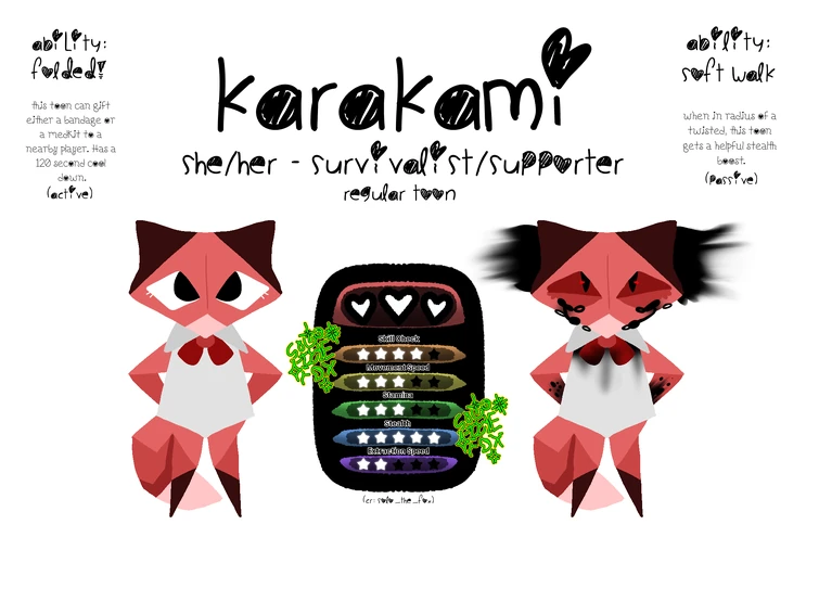 DW OC: Karakami the Origami Fox | Fandom