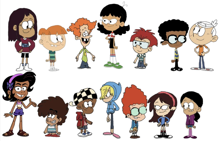 Lincoln and Ronnie Anne's group of friends drawing. | Fandom