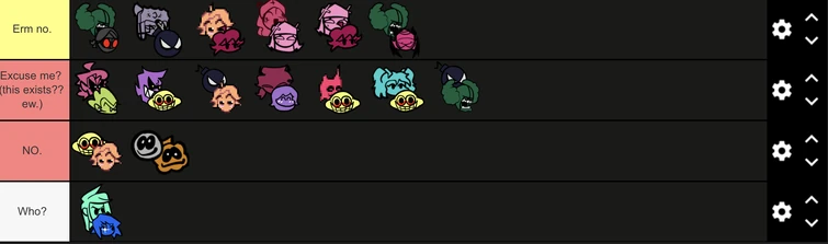 fnf ship tier list | Fandom