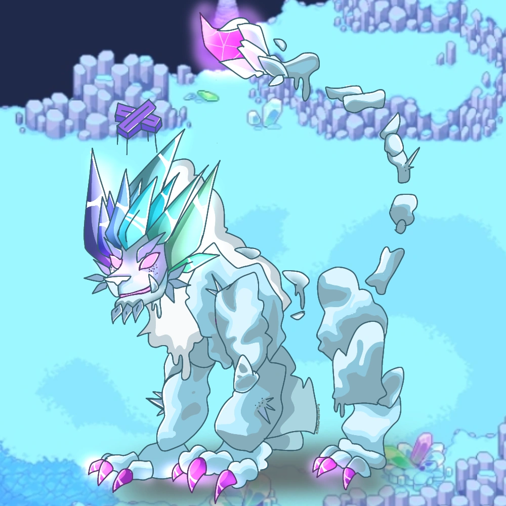 I made an ice titan | Fandom