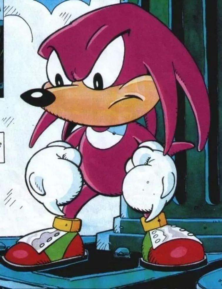 Why is Knuckles red violet in sonic 3 | Fandom