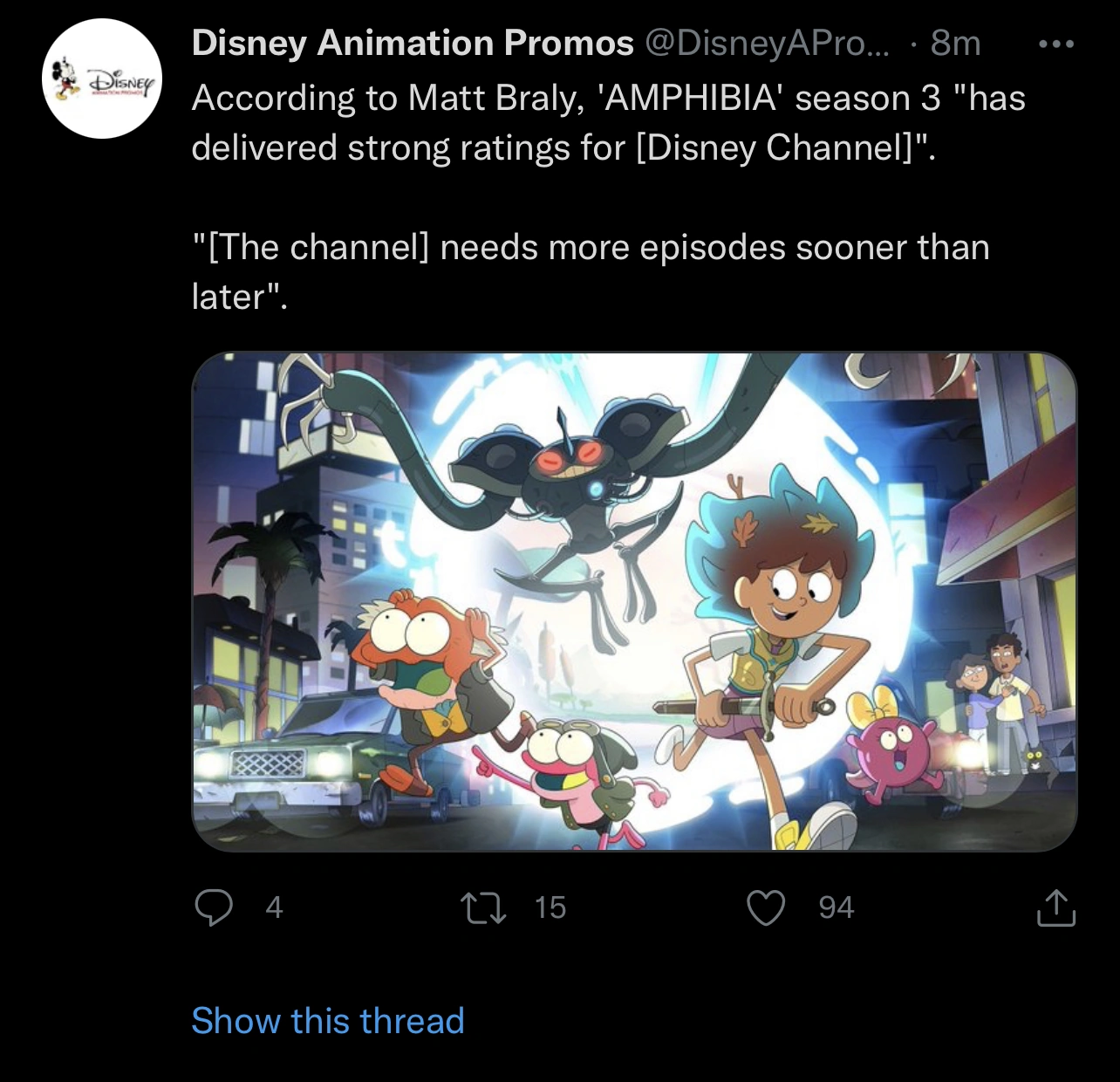 Amphibia S3 needs more ep sooner than later because according to Matt ...
