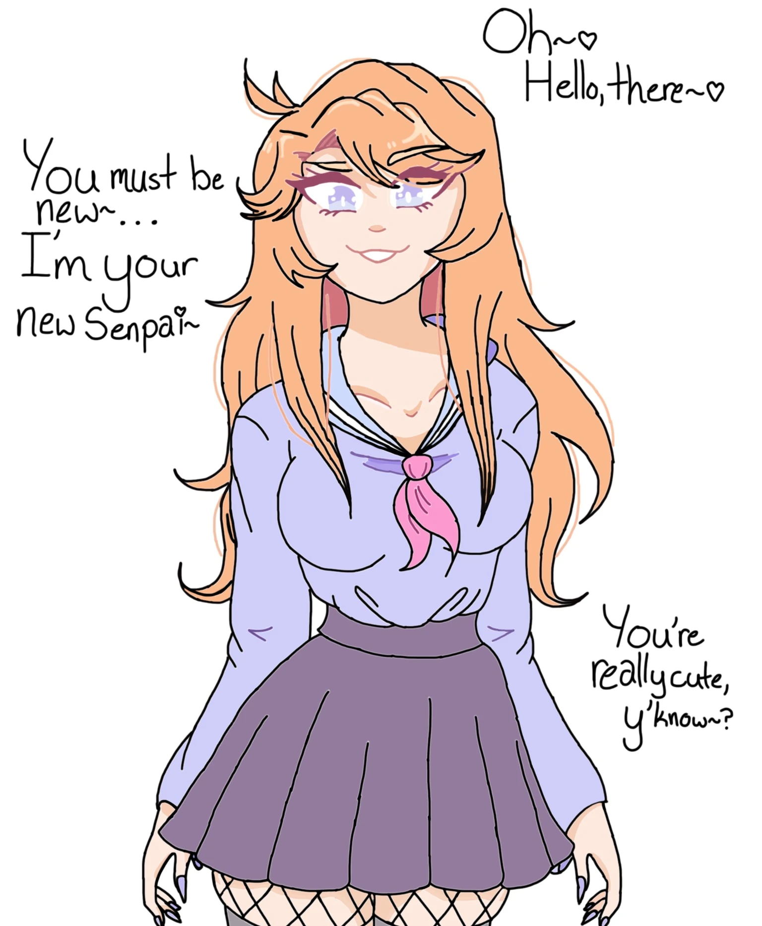 Female Senpai (Drawn by moi) | Fandom