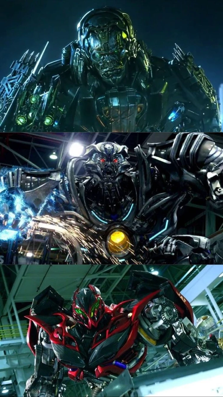 Decepticons (AOE) Lockdown, Galvatron, and Stinger. | Fandom