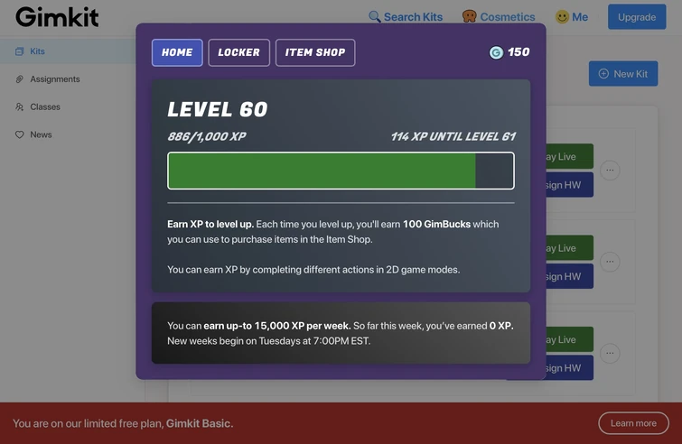 what level is the gimkit community currently at? (please add an image of level for proof) | Fandom