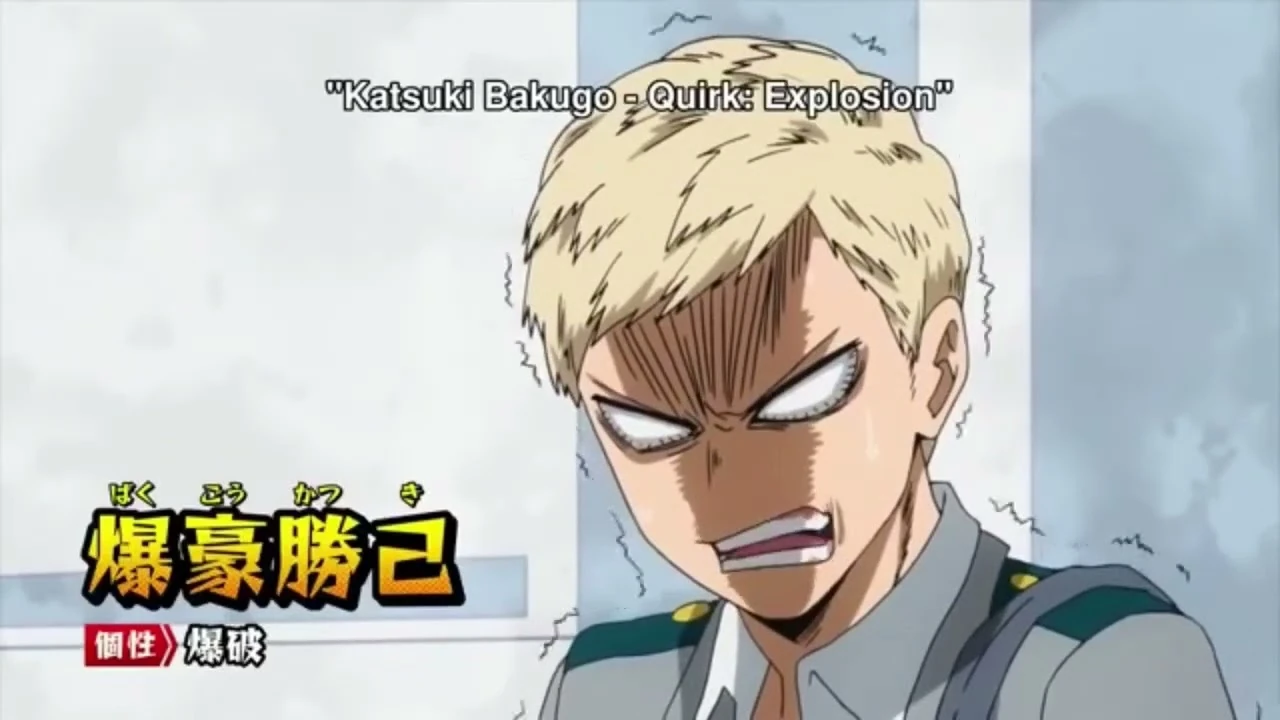 Kirishima and Sero laugh at Bakugo's hair my hero academia English Dub ...