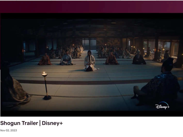Shogun trailer? As in.. | Fandom