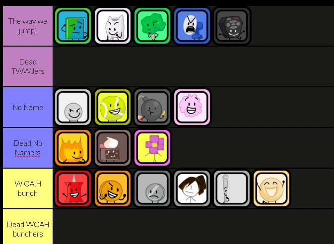 All of bfdia 5abcde rewritten | Fandom