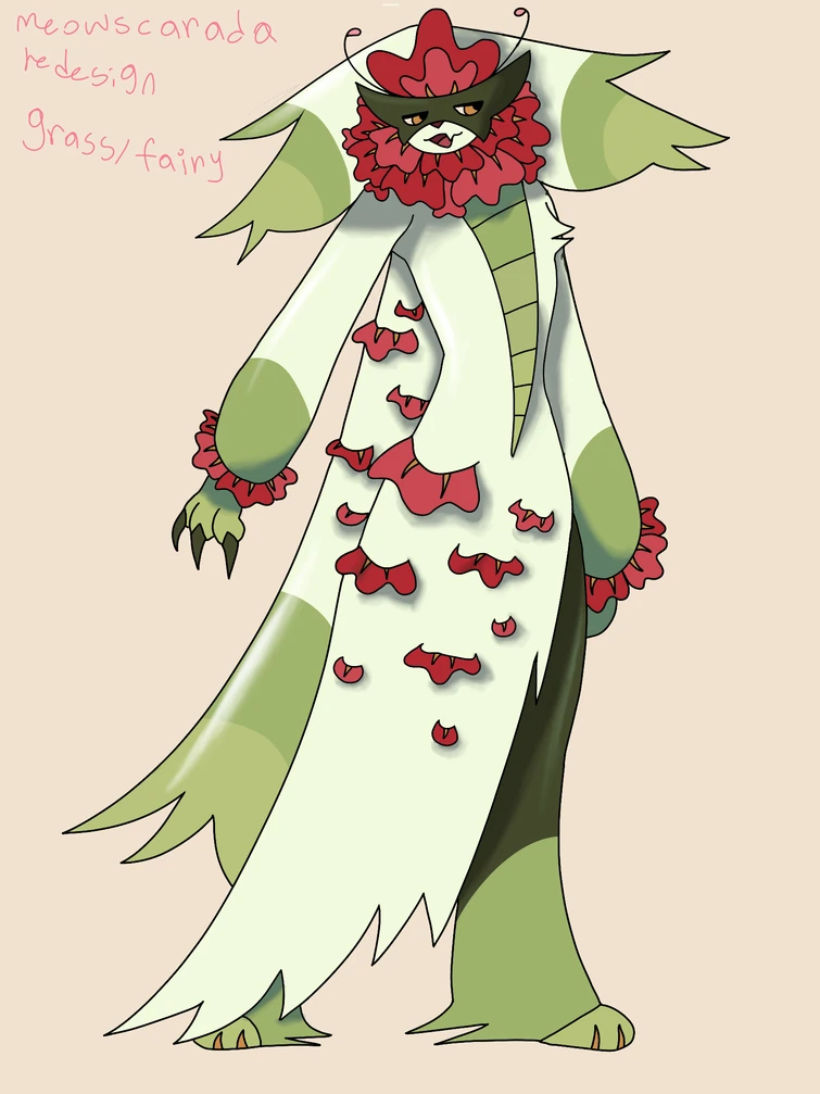 Meowscarada redesign | Fandom