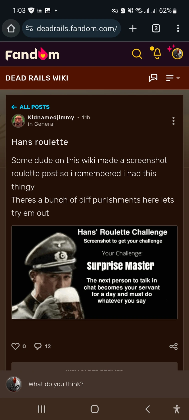 Hans roulette | Fandom