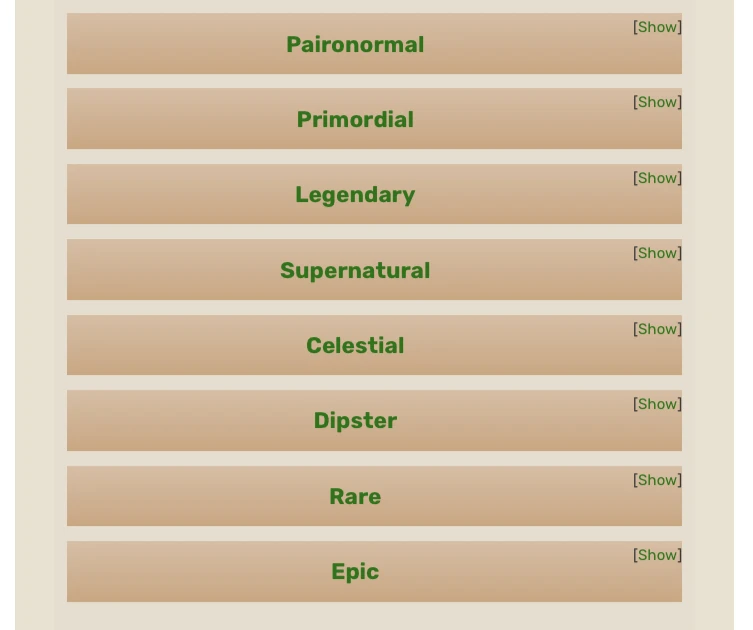 The Legendary template thing is broken | Fandom