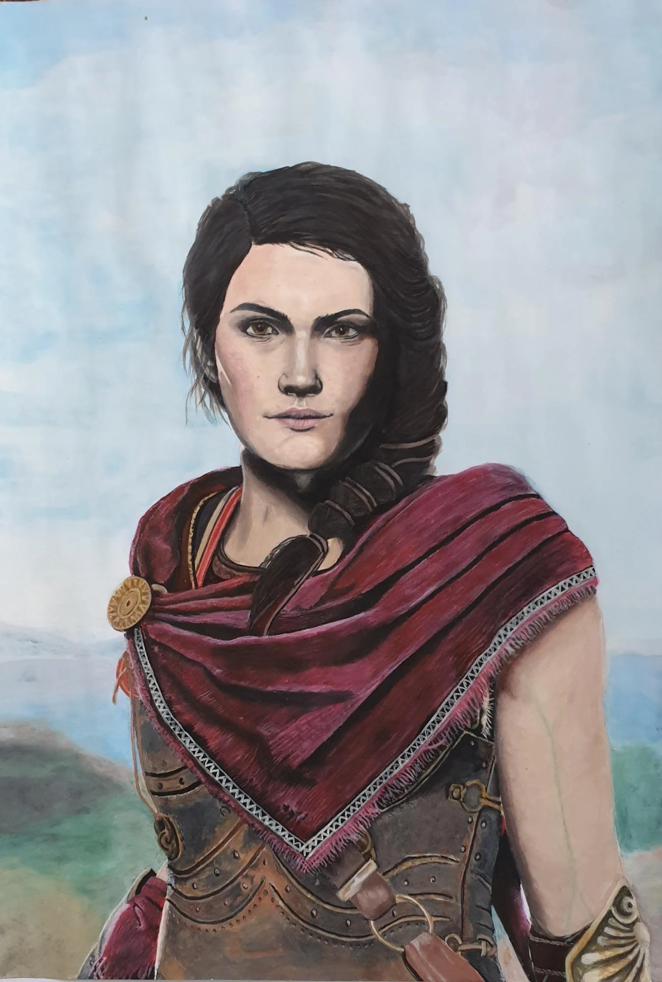 My Watercolour painting of Kassandra 🎨🖌 | Fandom