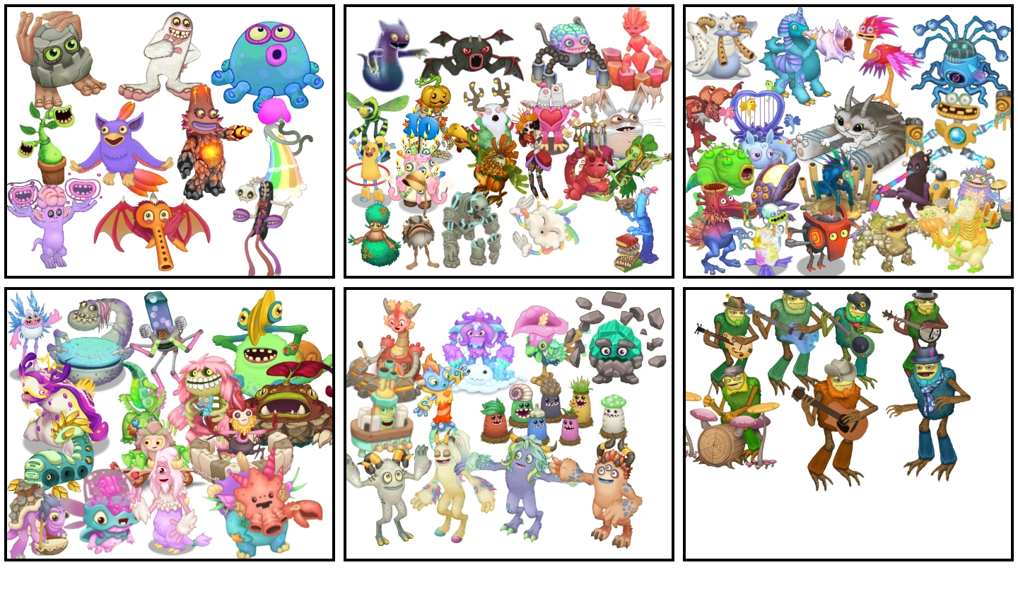 Every single element monster (Rares are coming later) | Fandom