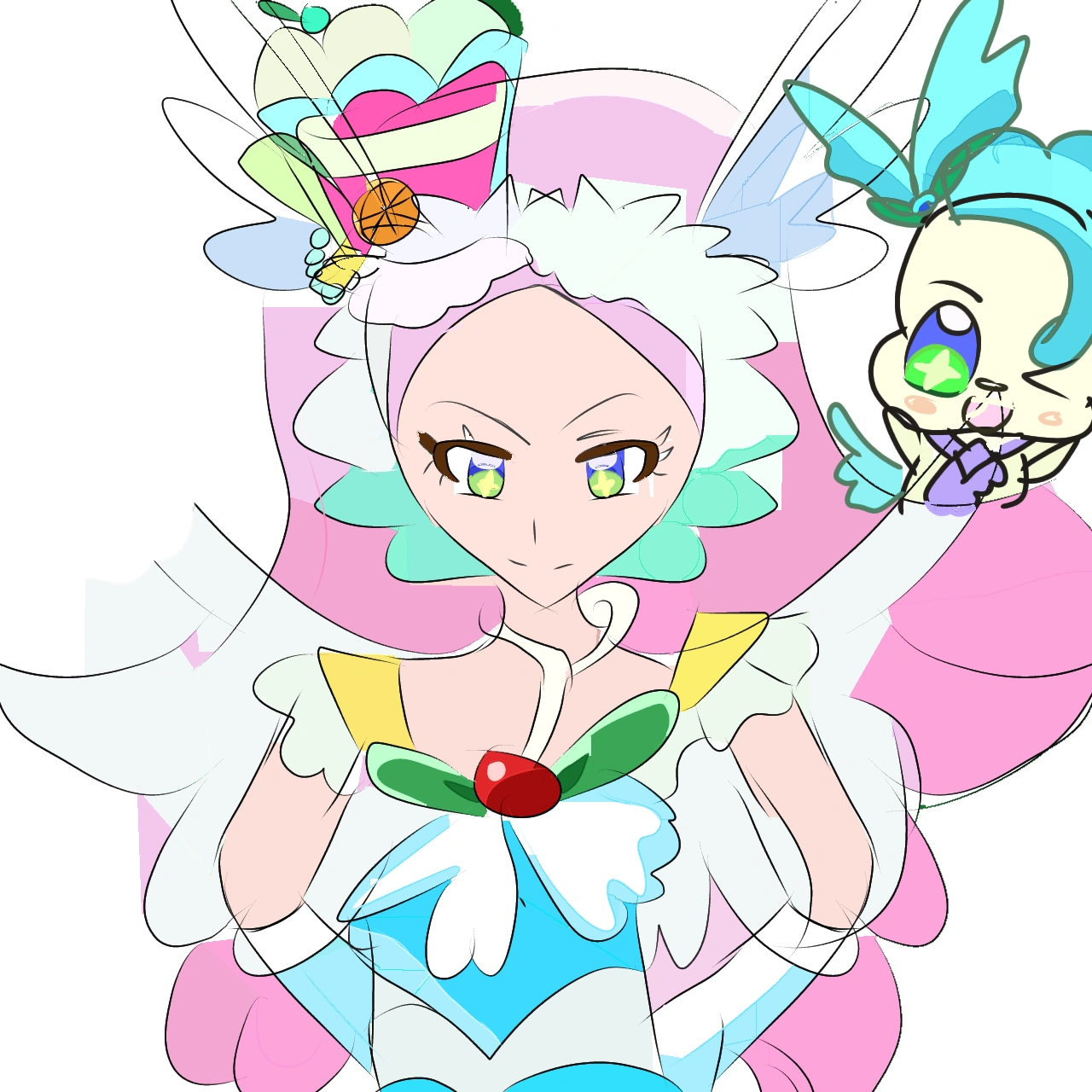 Happy birthday Cure Parfait and Cure waffle | Fandom