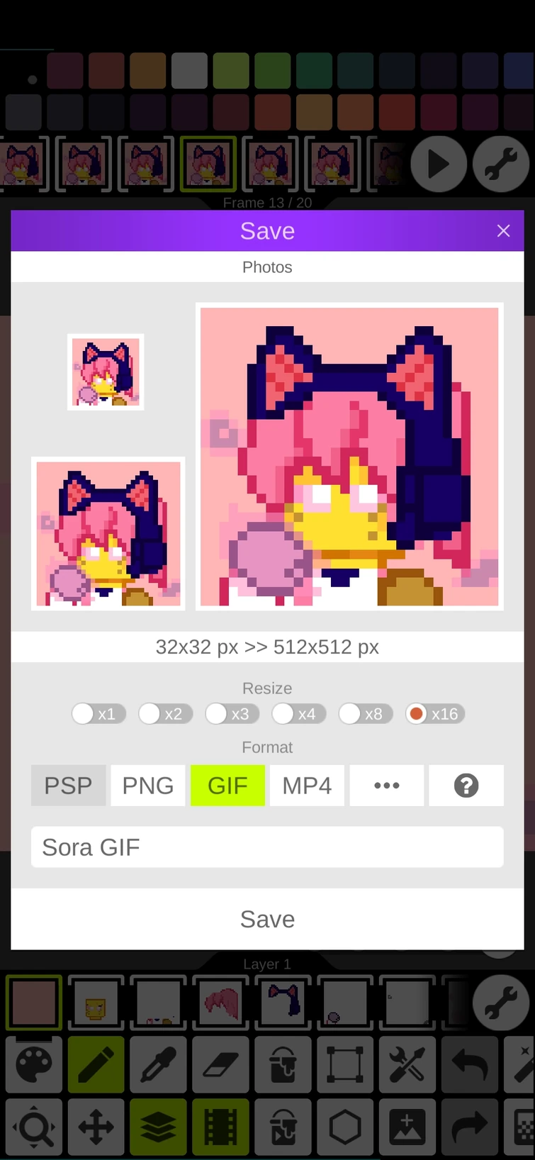 Sora pixel animation | Fandom