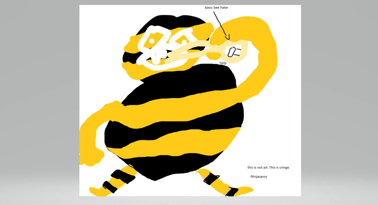 more cursed humanized basic bee art | Fandom