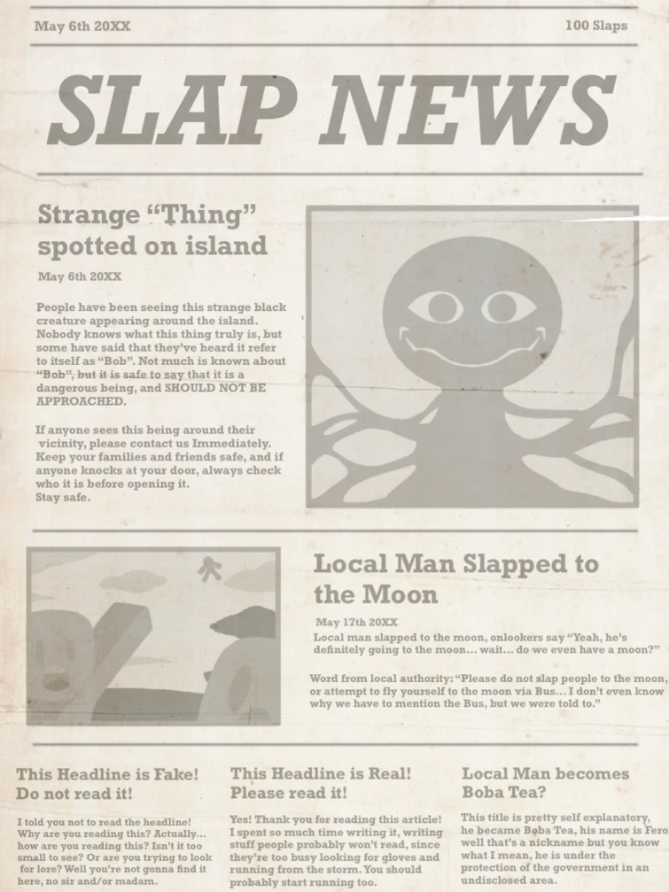 Full Slap Royale Newspaper - Legible | Fandom
