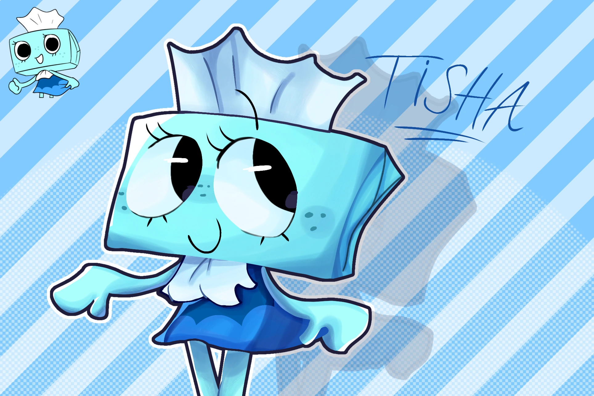 My first time drawing tisha! | Fandom