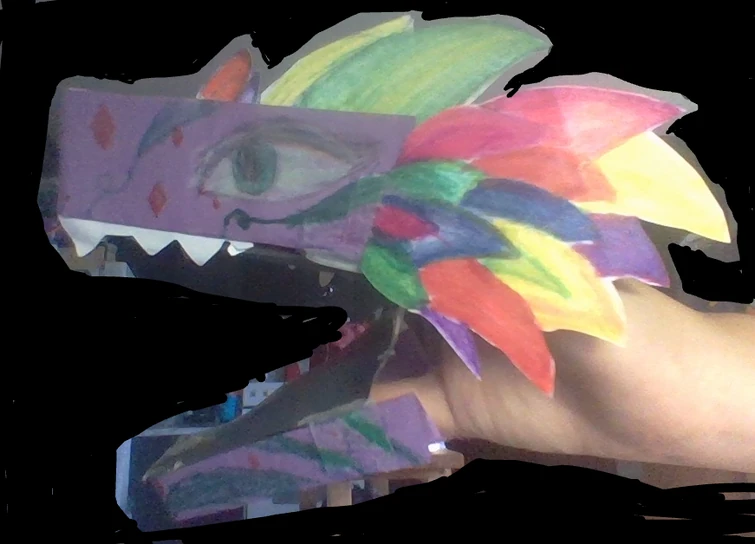 I made a dragon puppet | Fandom