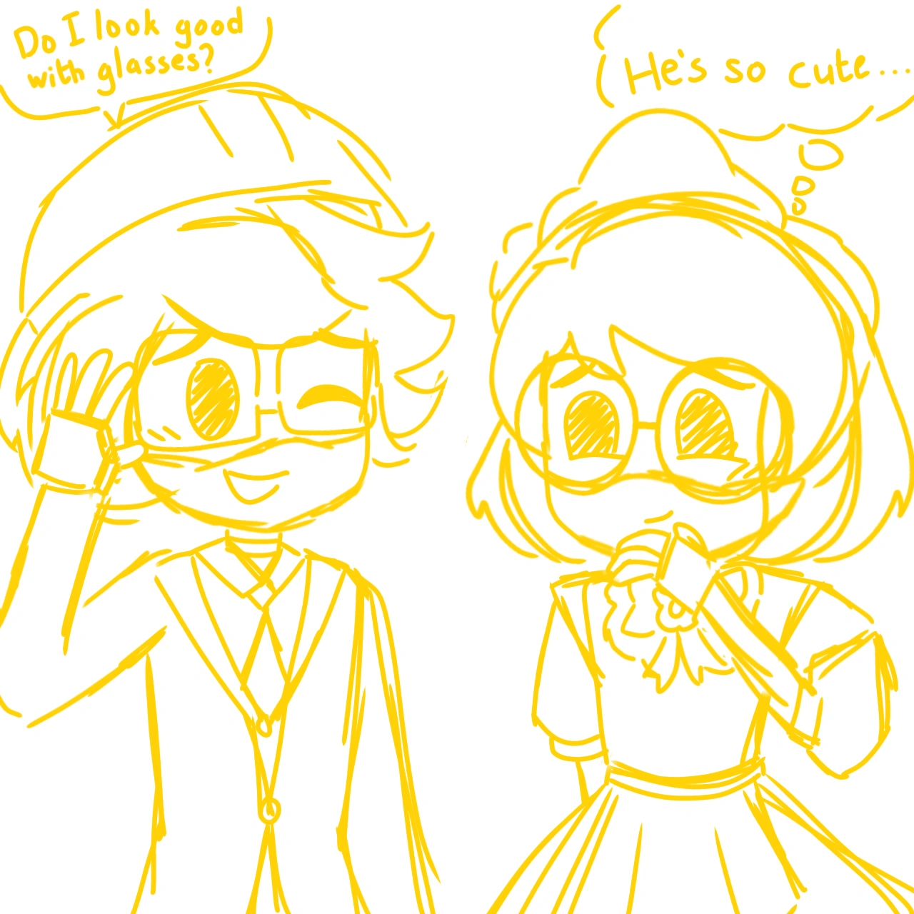 Glasses (Butler N x Maid V) | Fandom