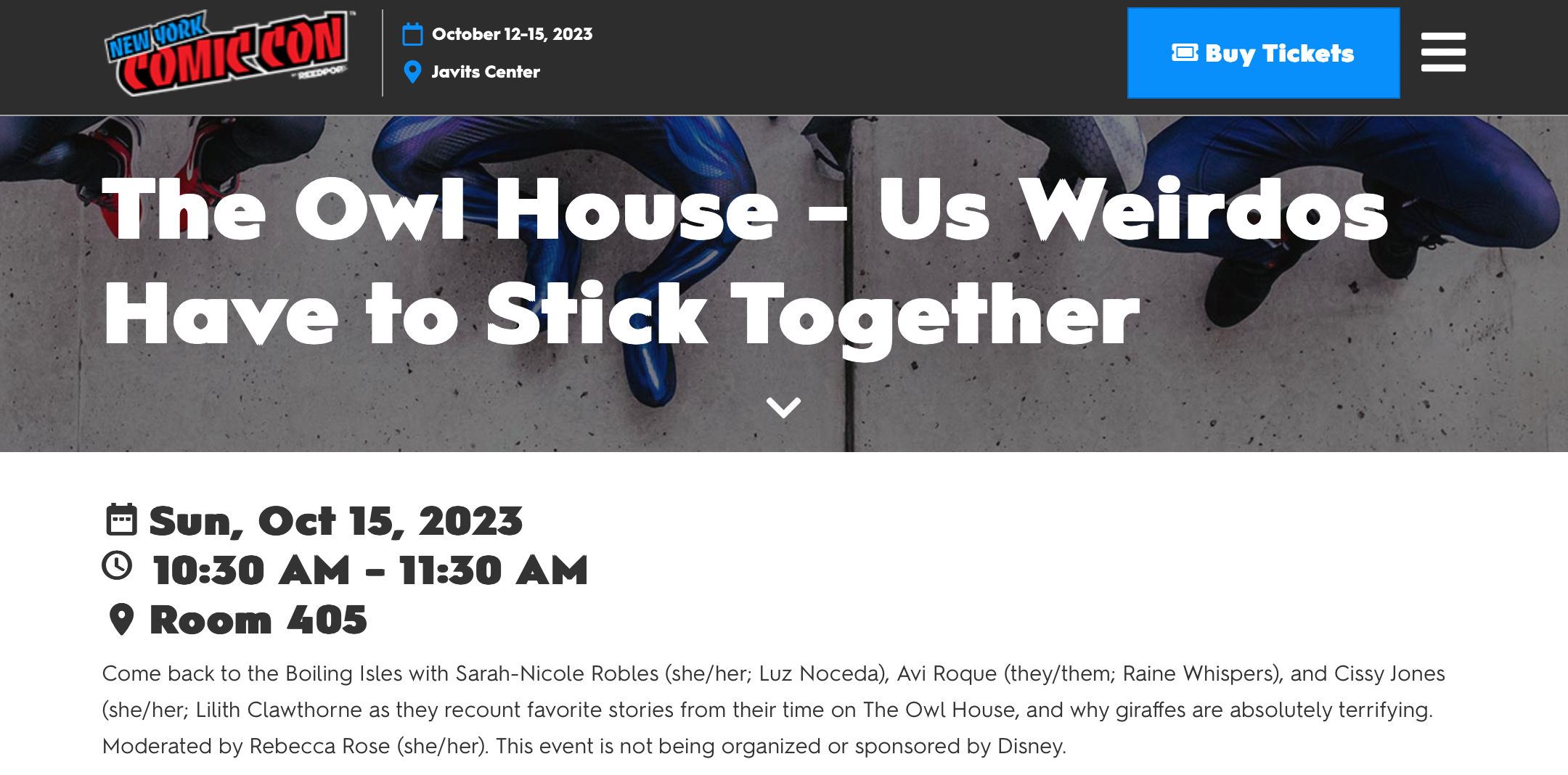 The Owl House - Us Weirdos Have to Stick Together at New York Comic Con ...