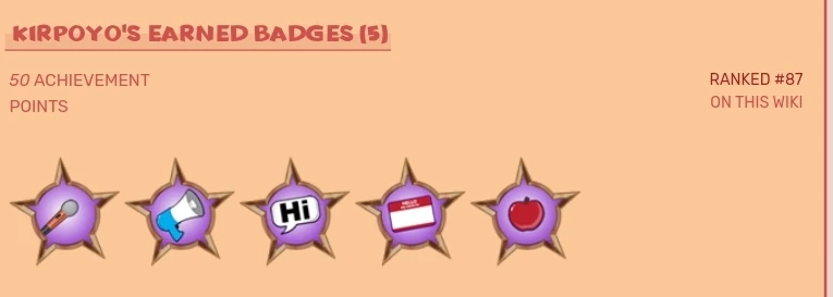 The 5th badge | Fandom