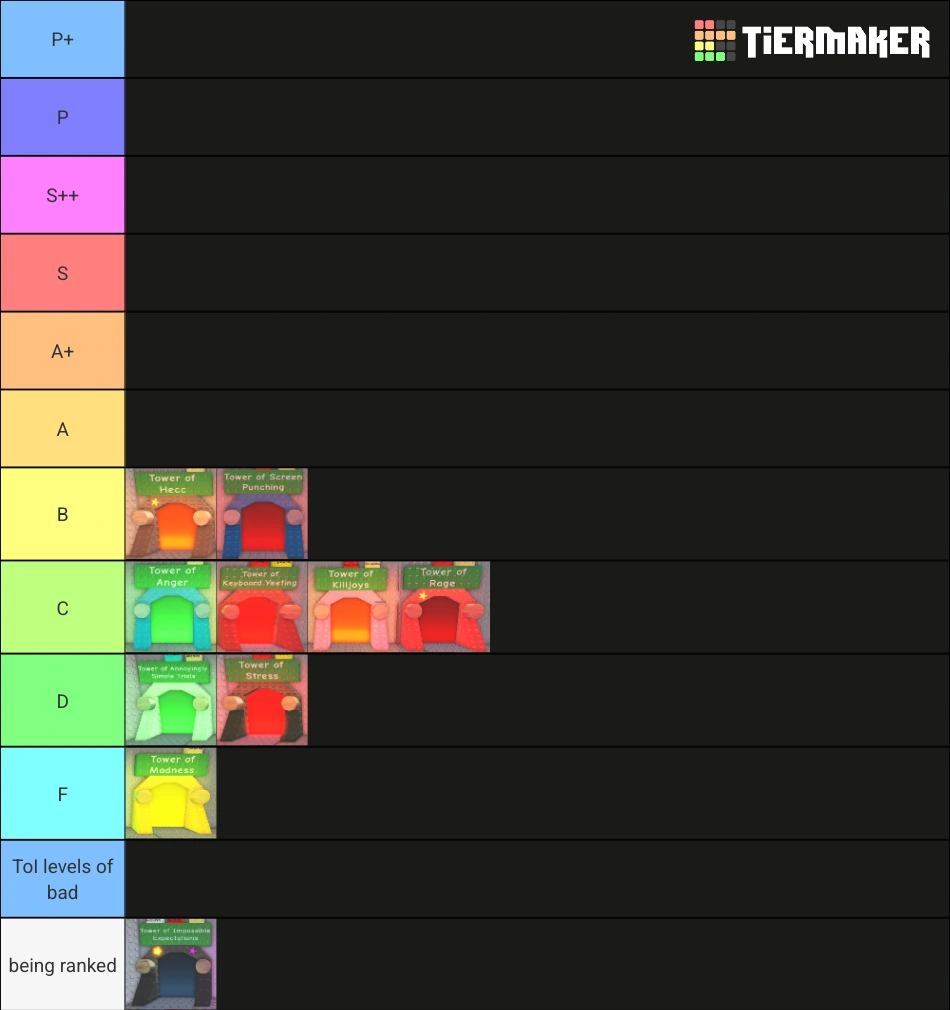 JToH wiki ranks every tower - Tower of Impossible Expectations | Fandom
