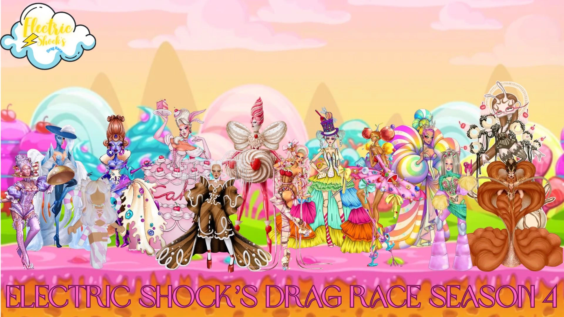 Electric Shocks Drag Race S4, Ep14 - “Queen of the Candy Kingdom" | Fandom