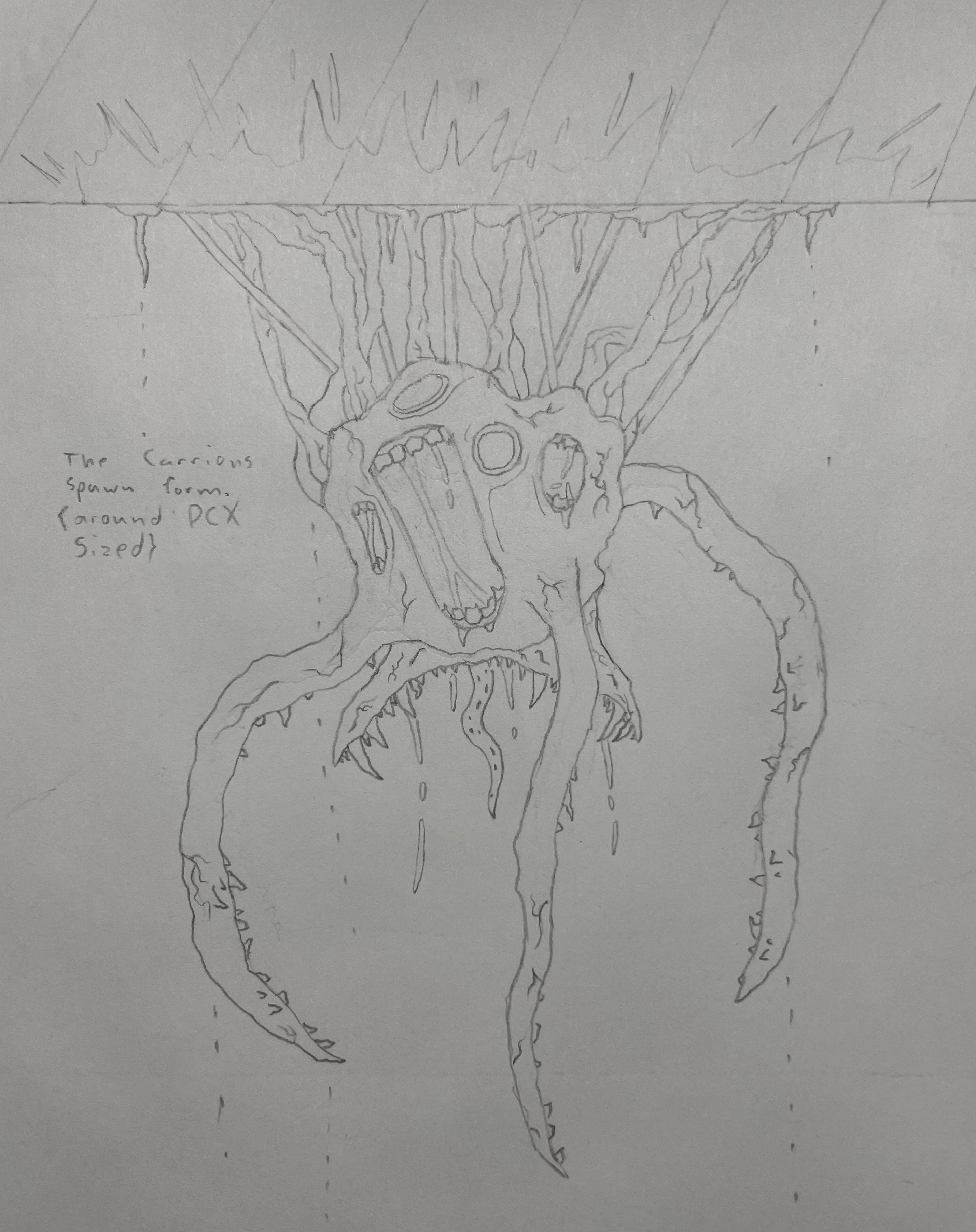 The initial design of “The Carrion” | Fandom